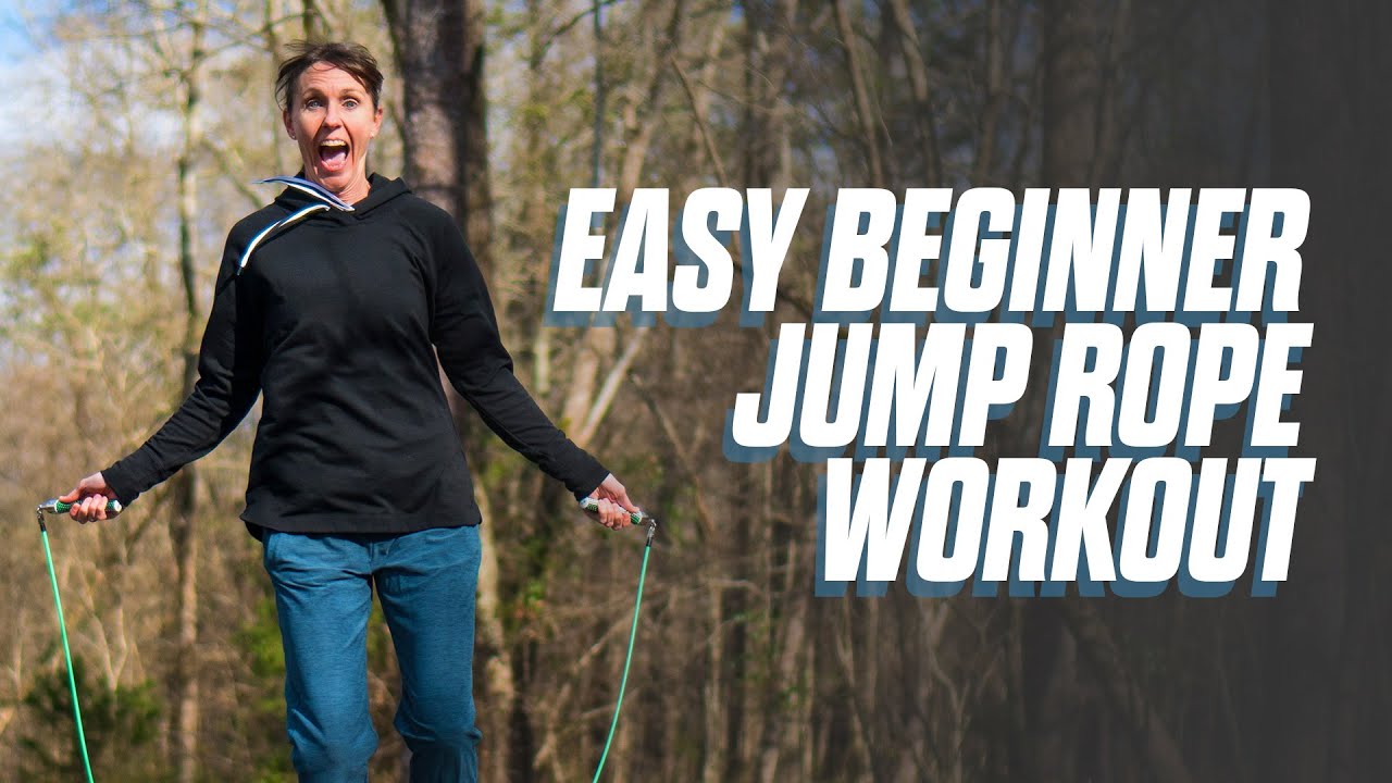 EASY BEGINNER JUMP ROPE WORKOUT - YouTube