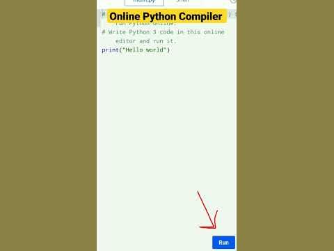 PYTHON ONLINE COMPILER 😎 | Mobile Me Online Compiler Kaise Chaley 🙂 ...