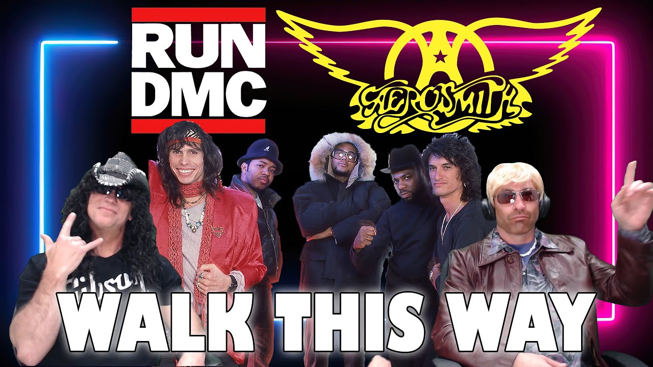 ROCKIN' RAP | RUN DMC w/ Aerosmith Walk This Way | REACTION #aerosmith ...