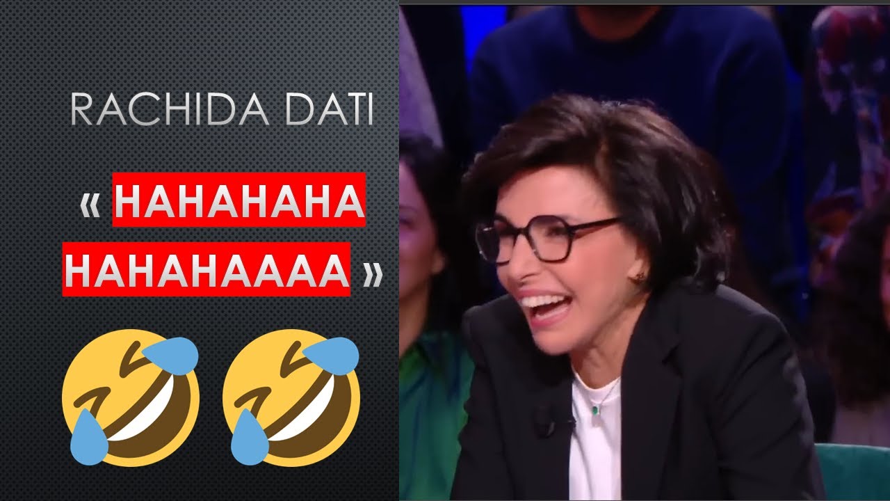 🤣Rachida DATI morte de rire (Zemmour,Fillon) 🤣 - YouTube