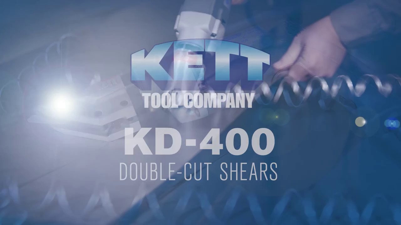 KD-400 KETT Tool 18 gauge double cut shears - YouTube