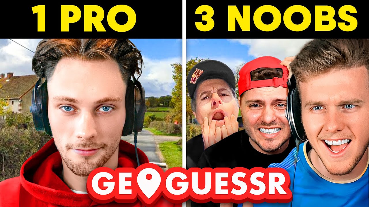 Can 3 Noobs Beat 1 GeoGuessr Pro? - YouTube
