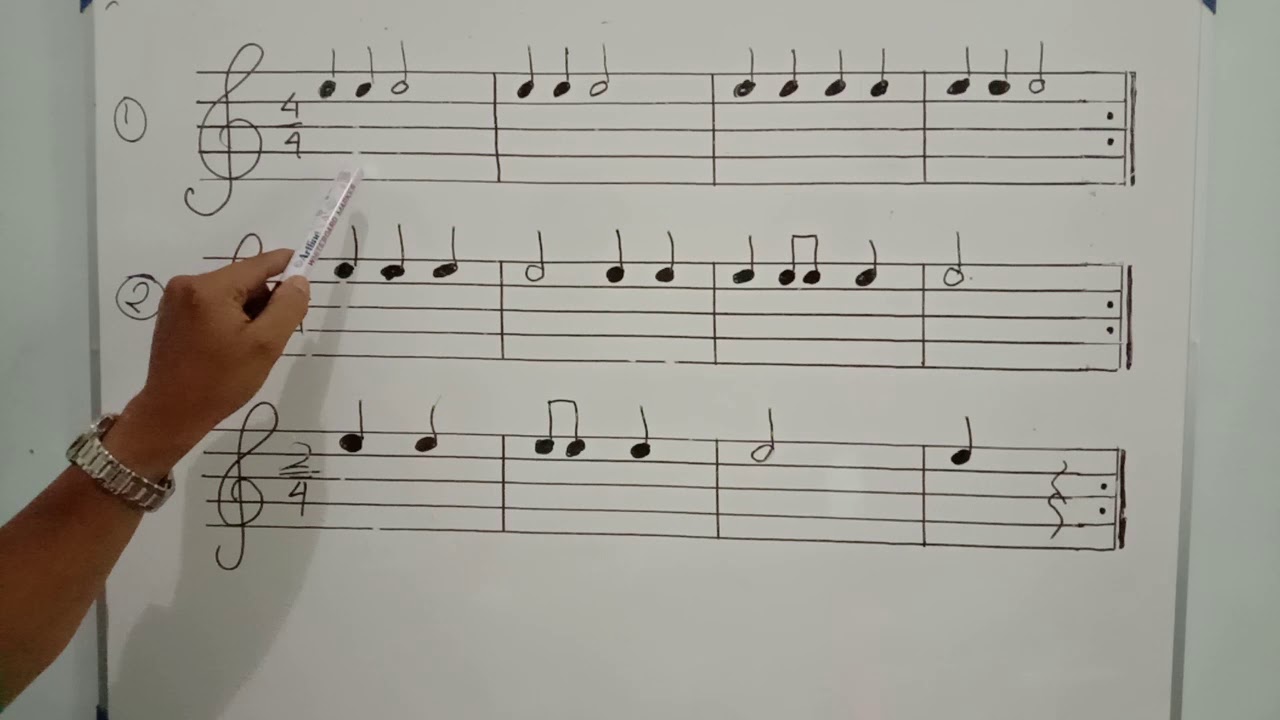 Belajar gitar klasik dan not balok #2 - YouTube