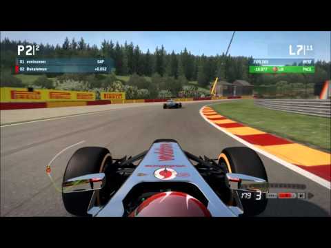 F1 2013 sürüş denemeleri