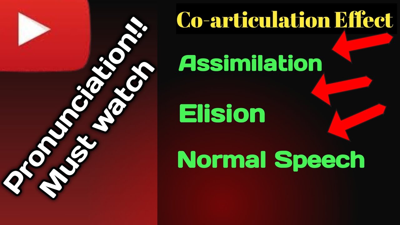 Co articulation effects in Phonetics | What are Assimilation, Elision ...