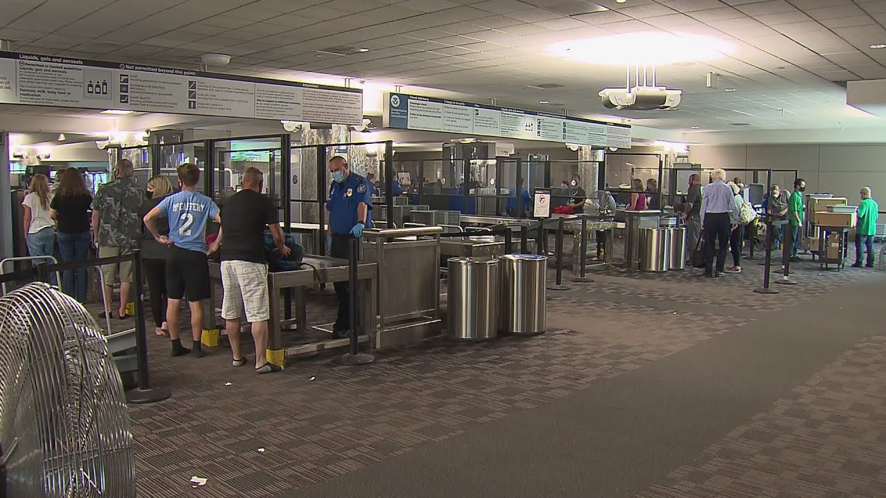 Construction begins on new security checkpoint at DIA - YouTube