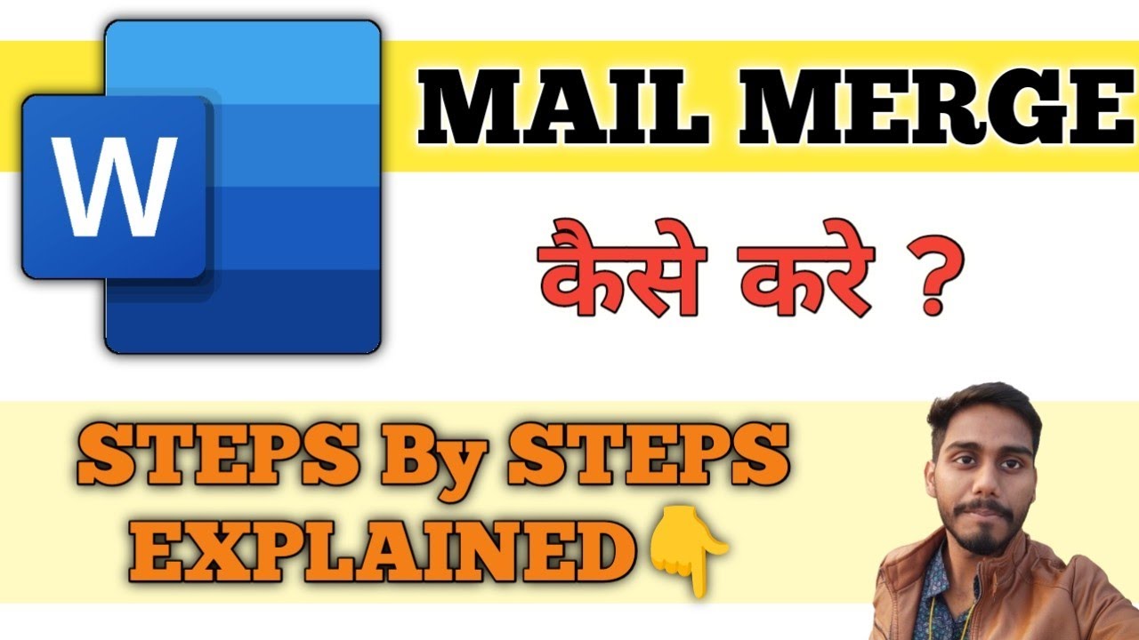 Mail Merge in MS Word || Steps Fully Explained 👇👇 - YouTube