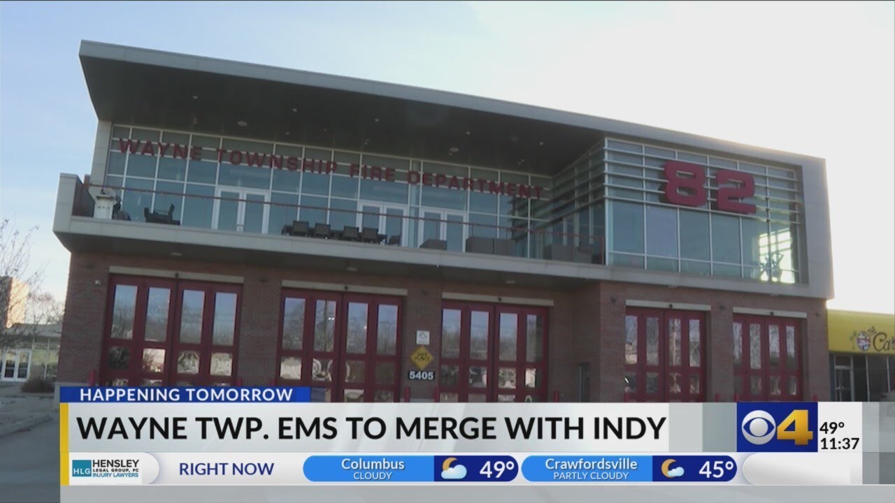 Wayne Township EMS to merge with Indianapolis EMS starting Sunday morning - YouTube