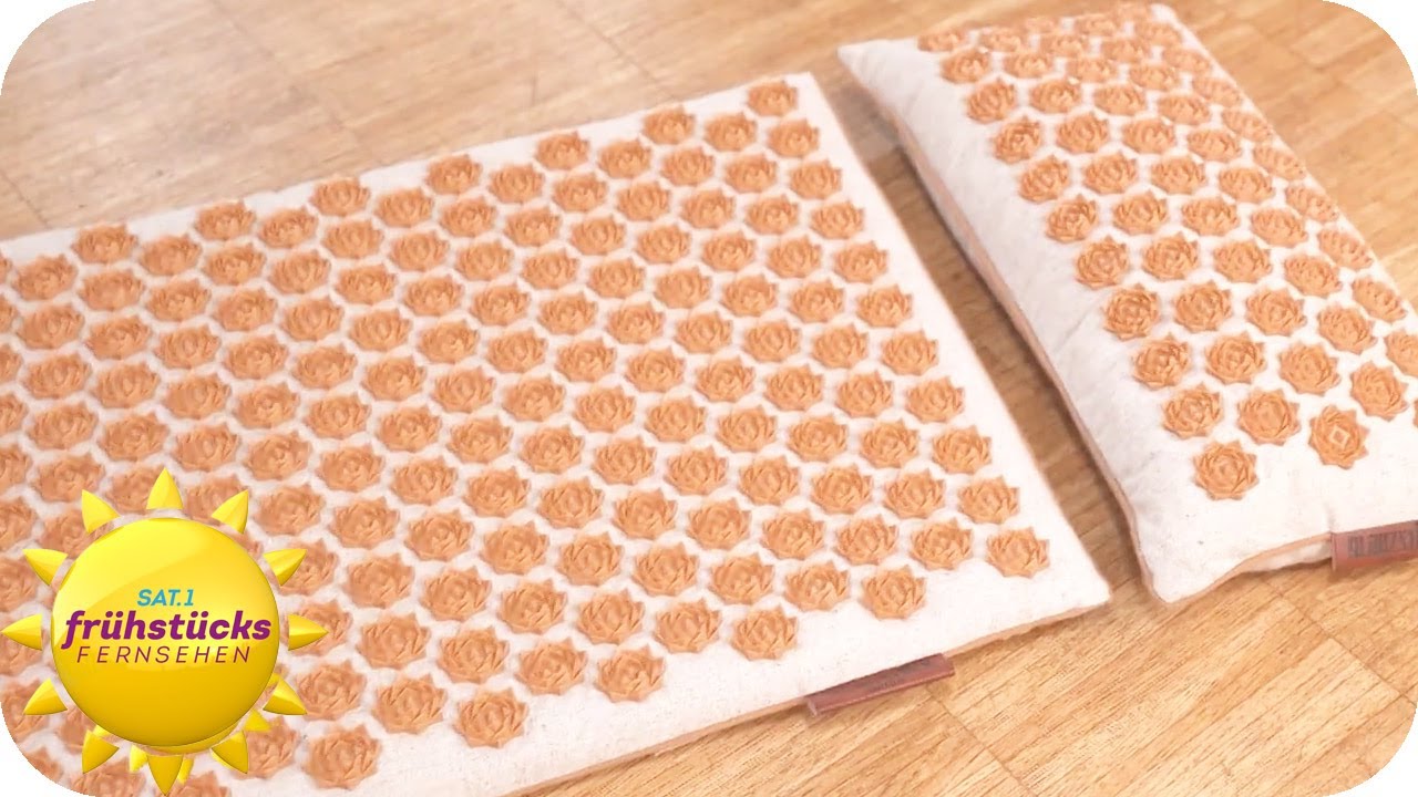 Mit Stacheln zur Entspannung - Akupressur-Matte gegen Rückenschmerzen ...