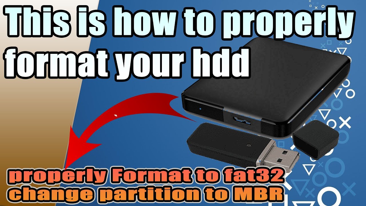 How to properly format hdd to fat32 | Fix unable to detect drive ...