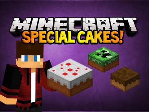 Minecraft: SPECIAL CAKES!! [1.6.4] (Explosive Cake,Ender Cake and More ...