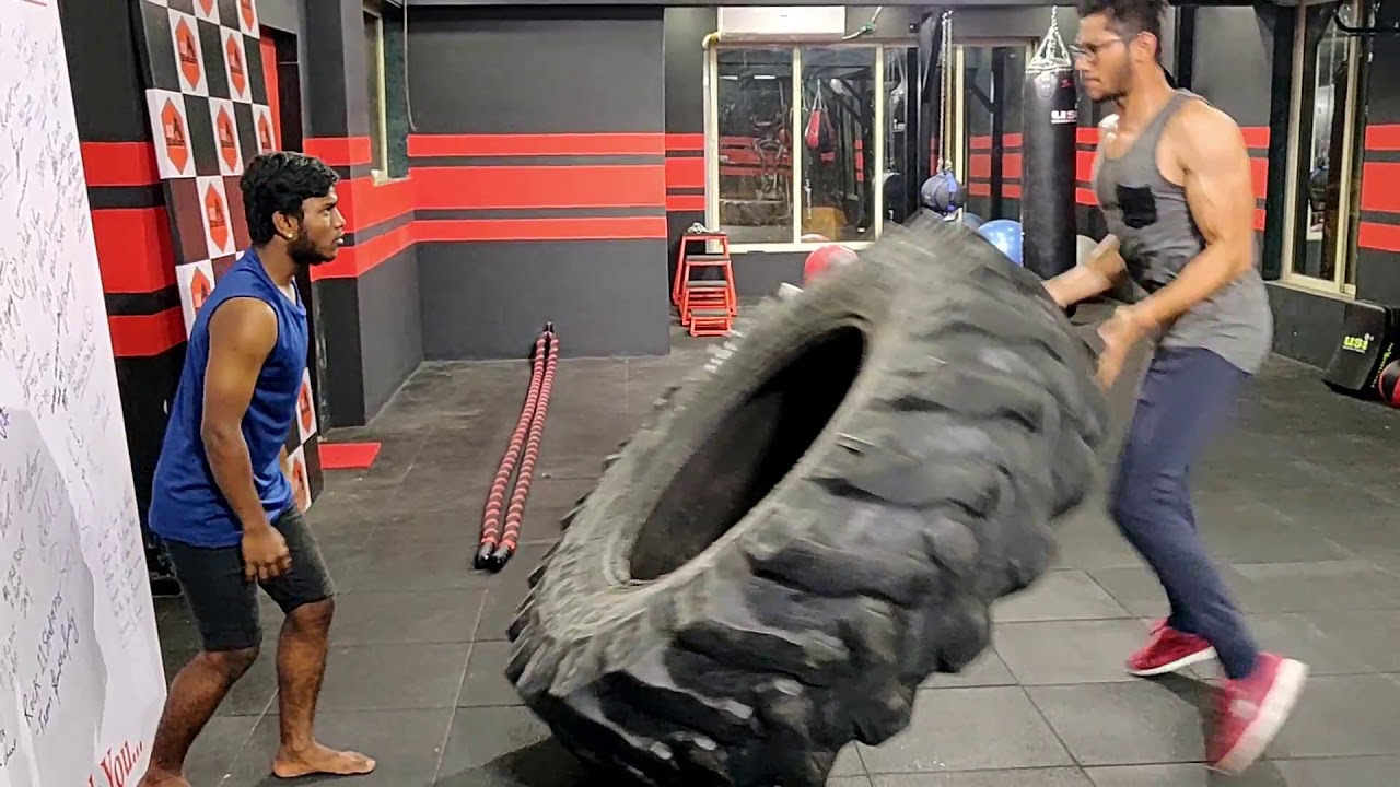 SEMI TIRE FLIP WORKOUT | CROSS FIT | HARDCORE WOROUT | PARTNER WORKOUT ...