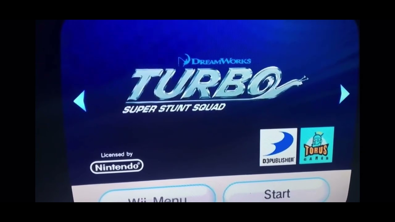 Turbo: Super Stunt Squad Wii Disc Channel Intro - YouTube