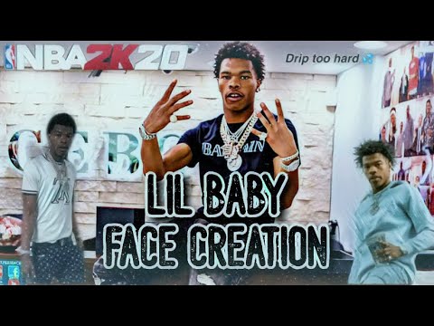 LIL BABY FACE CREATION TUTORIAL NBA 2K20 - YouTube