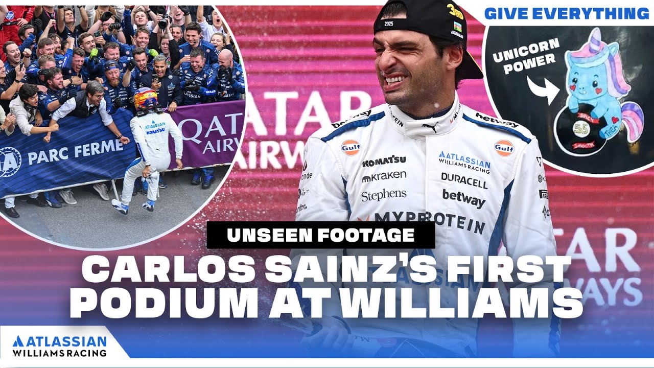 Inside Carlos Sainz’s Podium Finish in Baku! 🏆 - YouTube