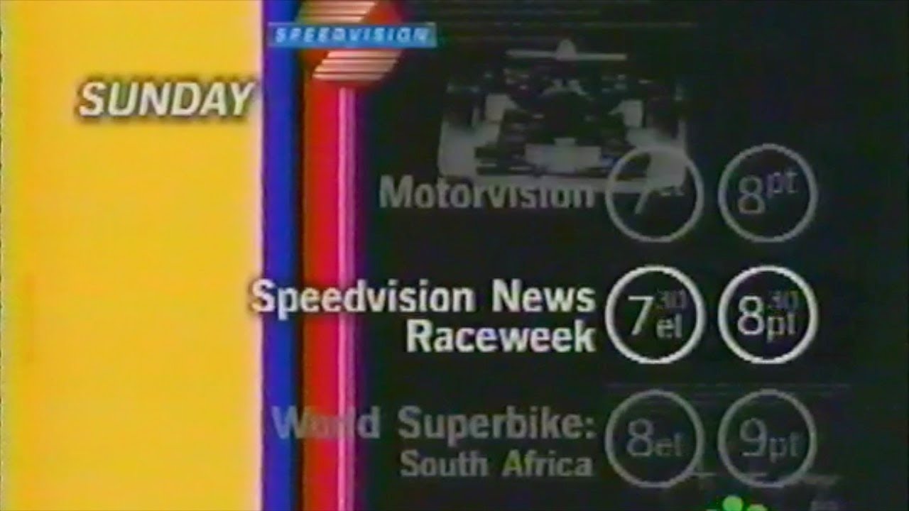 2001 Speedvision Sunday Night TV Commercial ... Motorvision ...