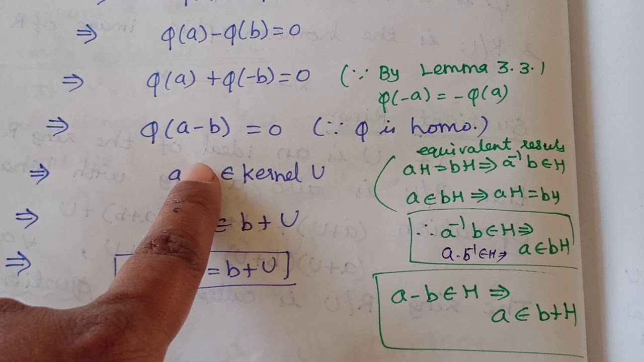 Quotient Ring # Fundamental theorem of ring homomorphism # Algebraic ...
