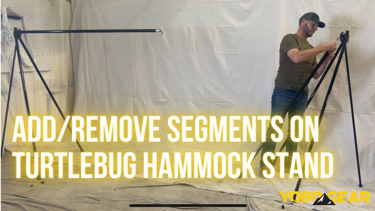 How to add or remove segments from your Turtlebug stand - YouTube