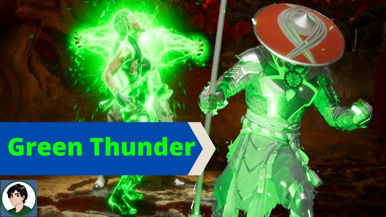 Raiden Glowing Green - Mortal Kombat 11 - YouTube