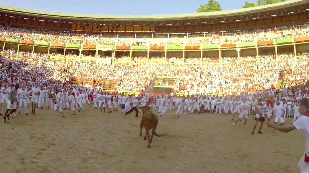 Running of the Bulls 2016- Pamplona Spain - YouTube