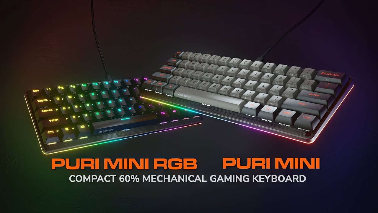 PURI MINI RGB / PURI MINI - Compact 60% RGB/DSA Mechanical Gaming ...