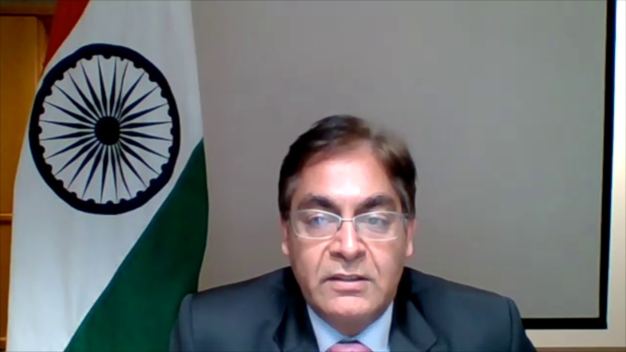 2020 Virtual Red Saree Gala; Amit Kumar, Consulate General of India at ...