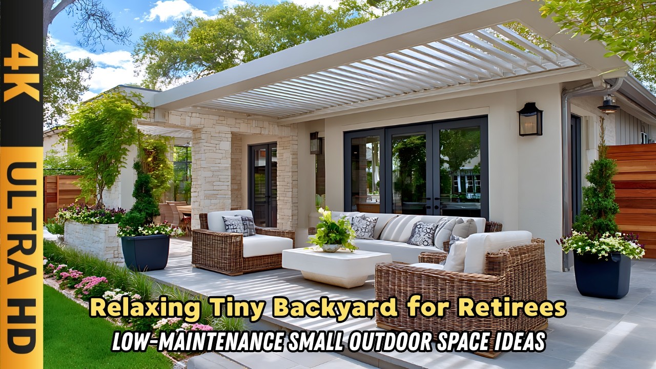 Tiny Backyard Ideas for a Relaxing Retirement Space | Low-Maintenance ...