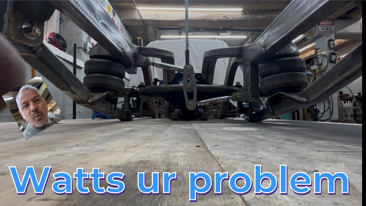 Watts link rear suspension mini truck - YouTube