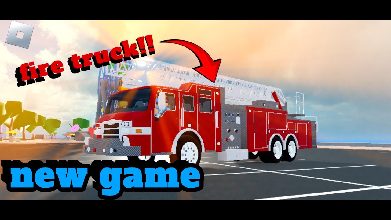 playing a new game and buying a fire truck #roblox #firetruck - YouTube