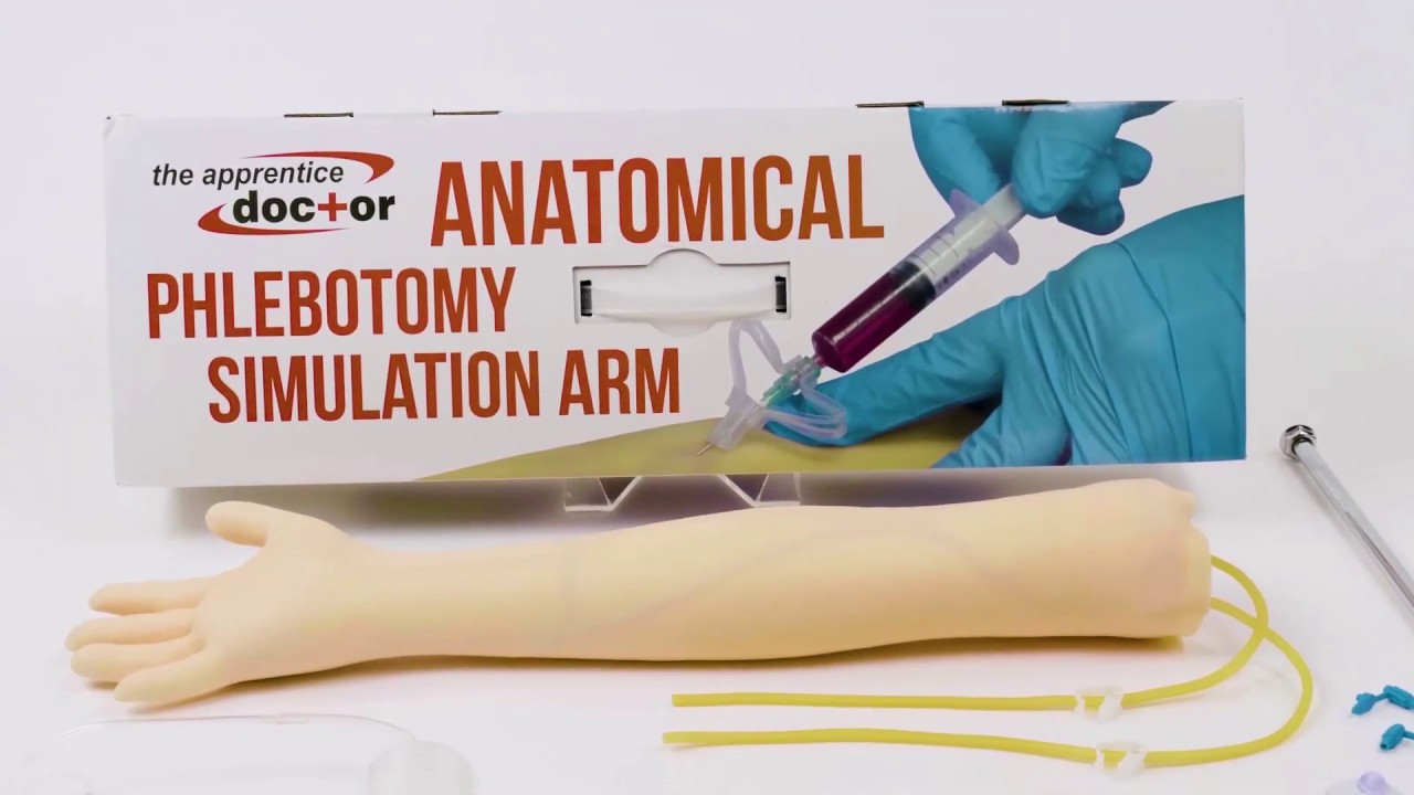 The Apprentice Doctor's Phlebotomy and IV Skills Training Arm - YouTube