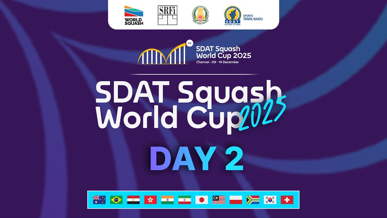 Day 2 | SDAT Squash World Cup 2025 - YouTube
