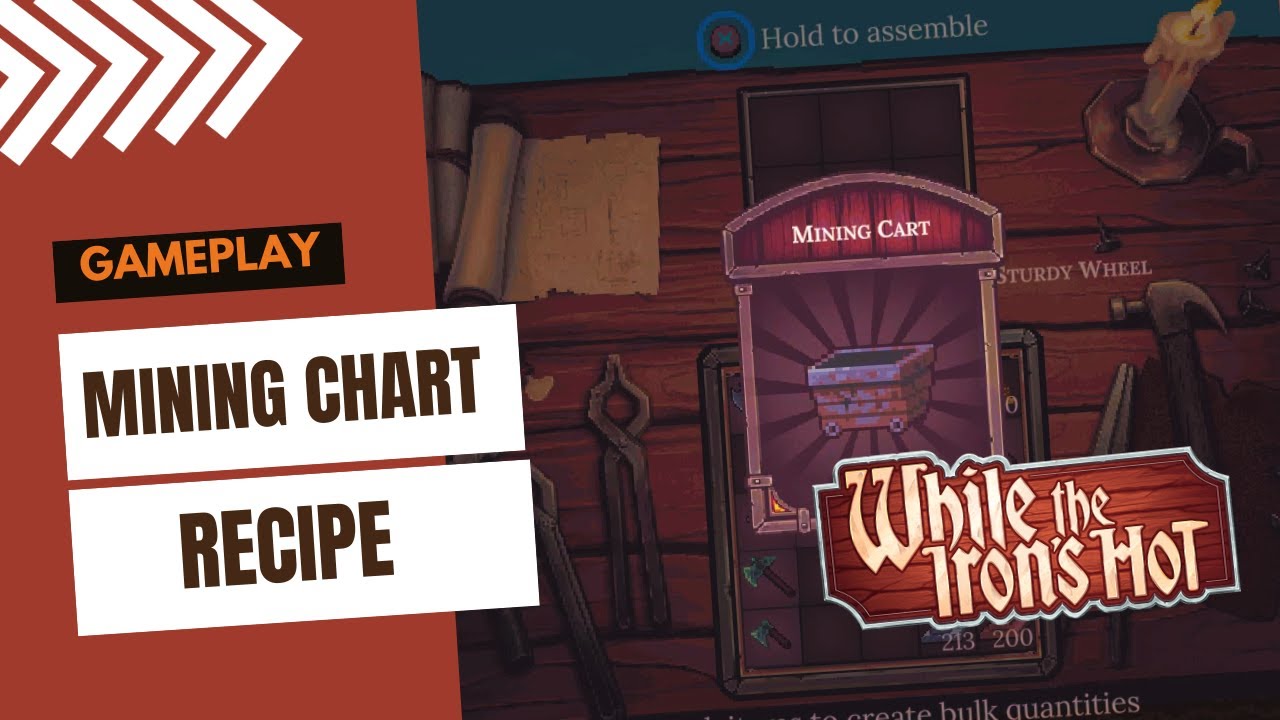 FORGE MINING CHART RECIPE WHILE THE IRONS HOT GAMEPLAY GIMSAJO NO ...