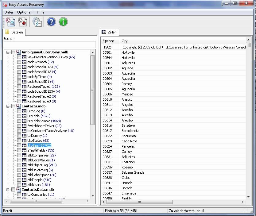 Access-Dateien mit Easy Access Recovery wiederherstellen - YouTube