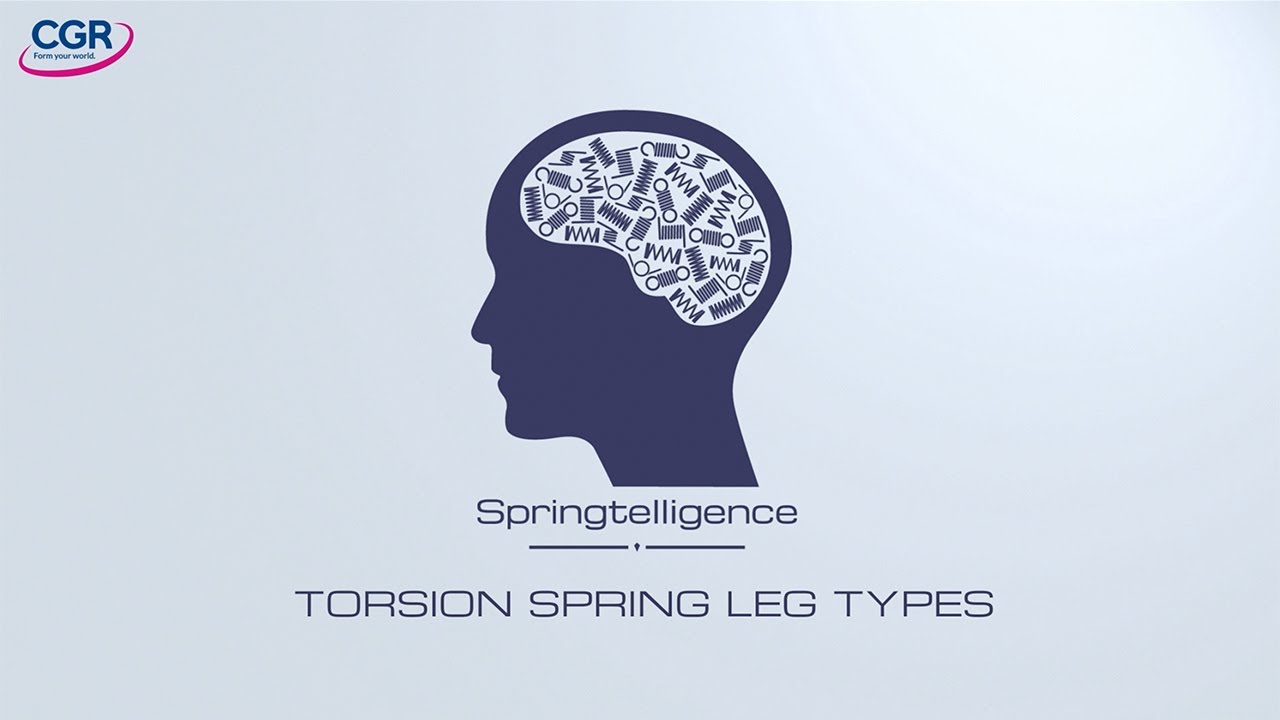 Torsion spring leg types - YouTube