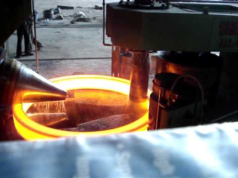 3000mm ring rolling machine - YouTube