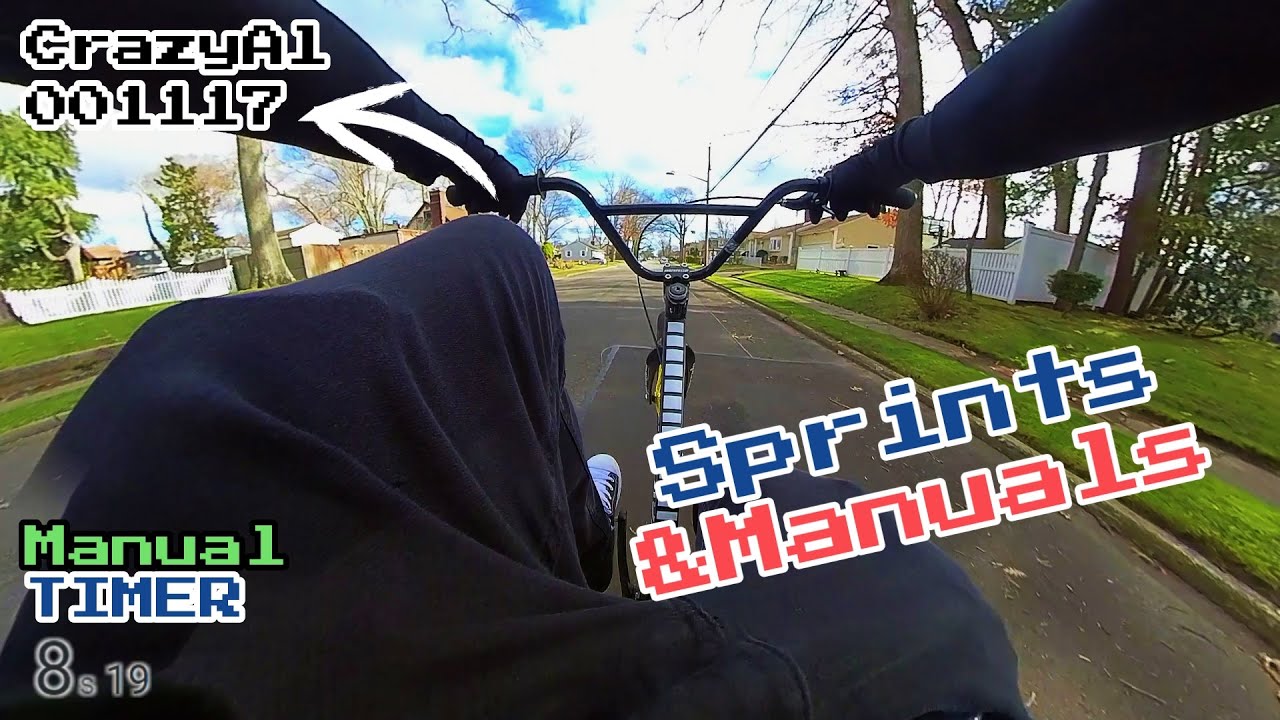 Sprints And Manuals BMX Training Game: Ep#1 - YouTube