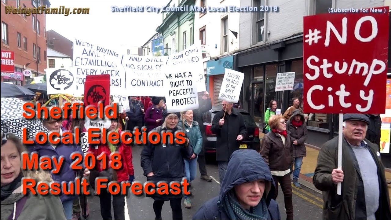 UK Local Election 2018 - Sheffield Tree Protests to Fell Labour City ...
