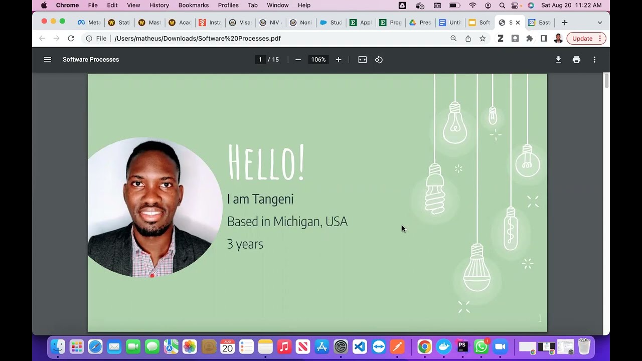 US-based Namibian Software Engineer, Matheus Tangeni Shikomba - YouTube