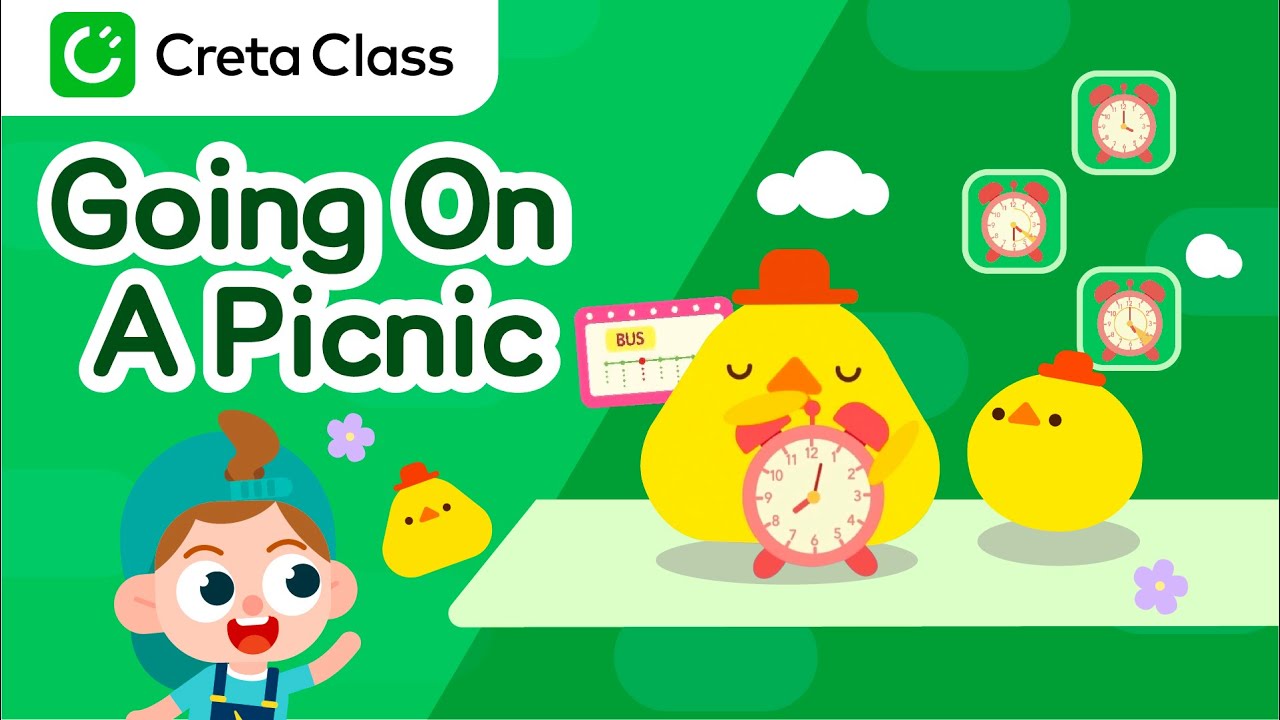 Math Lesson：Going On A Picnic | Kids Guidance & Creta Class - YouTube