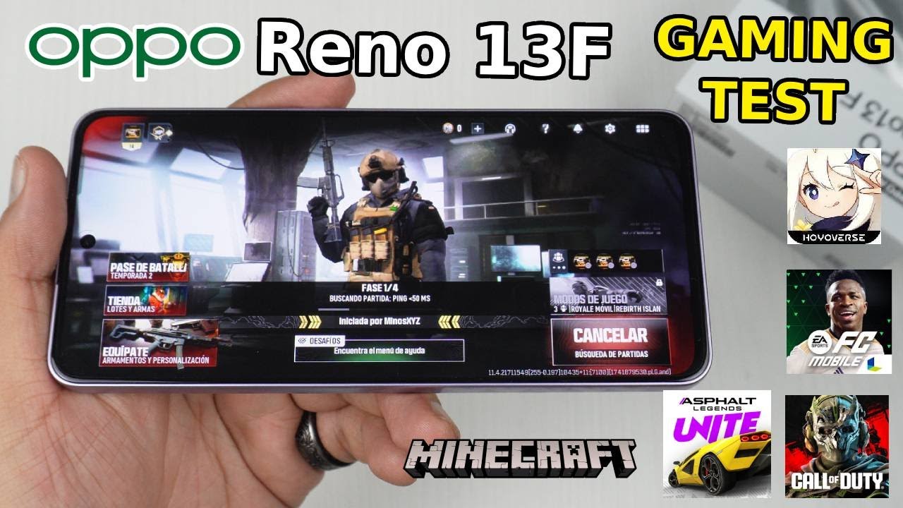 OPPO Reno 13F | Gaming TEST | Genshin Impact, Warzone Moble, FC Mobile ...