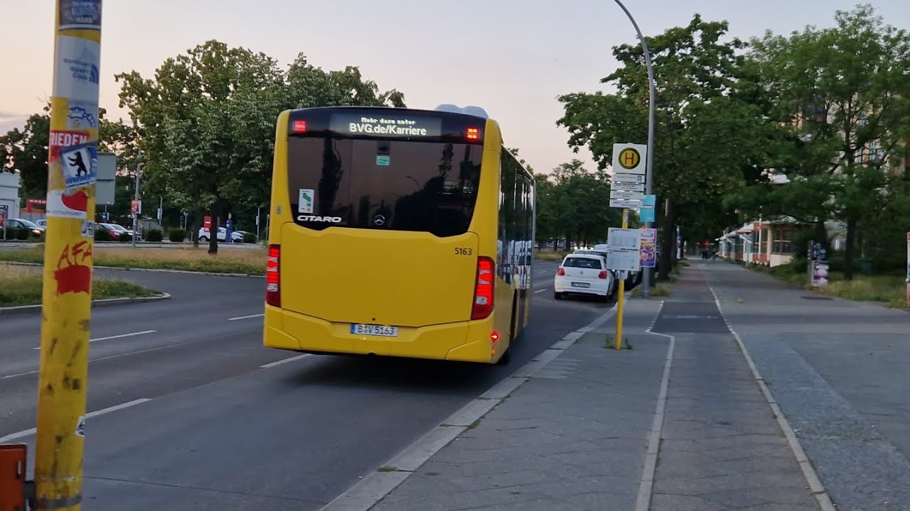 Bus Berlin | Mitfahrt im X34 von Kaserne Hottengrund bis Gatower Straße ...