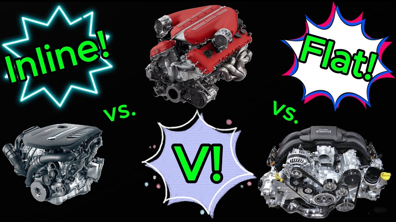 Inline vs V vs Flat! Is there a winner? - YouTube