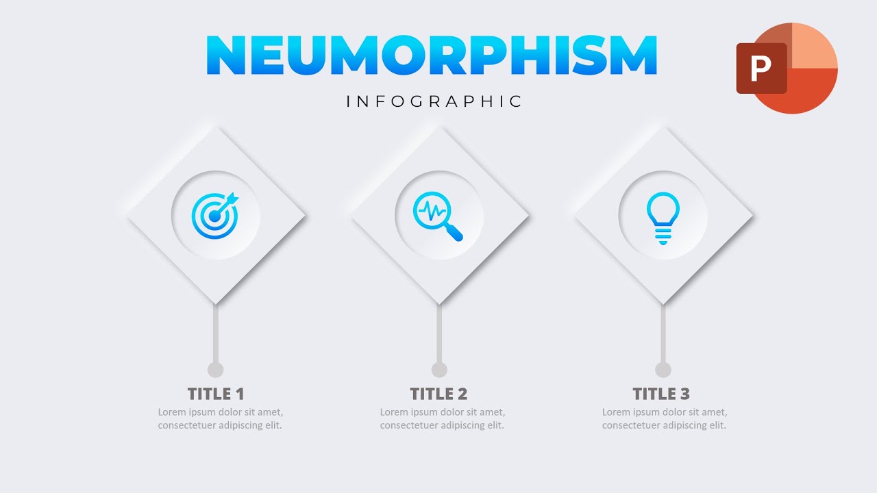 Neumorphic Template in PowerPoint | Neumorphism Part-2 - YouTube