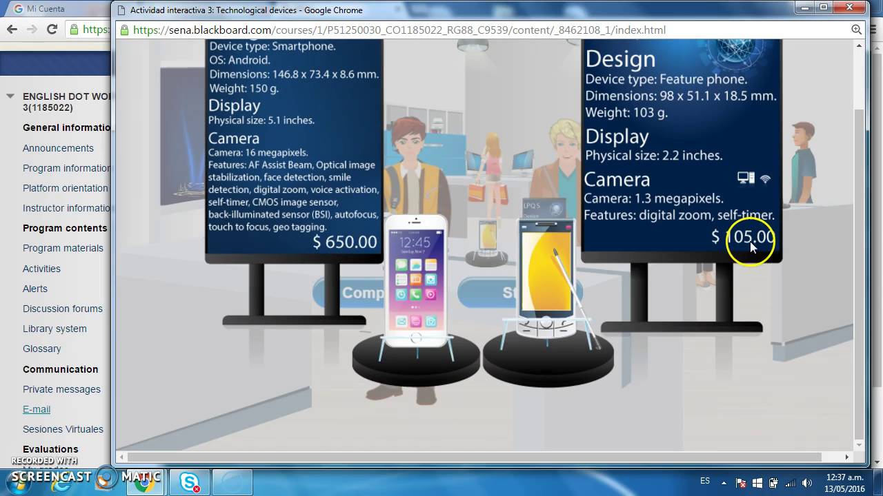 Nivel 3, Interactive activity "Technological Devices" - YouTube