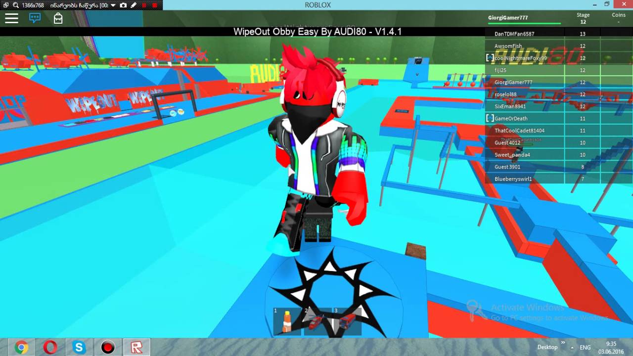 ROBLOX WIPEOUT #2 ქართულად - YouTube