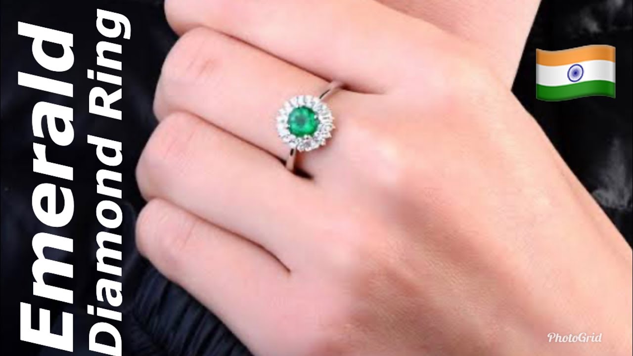 Emerald Diamond Ring Designed by Diamond Factory 💎🏳️‍🌈 | Emerald ...