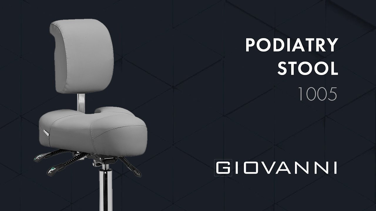 Podiatry stool 1005 Giovanni - YouTube