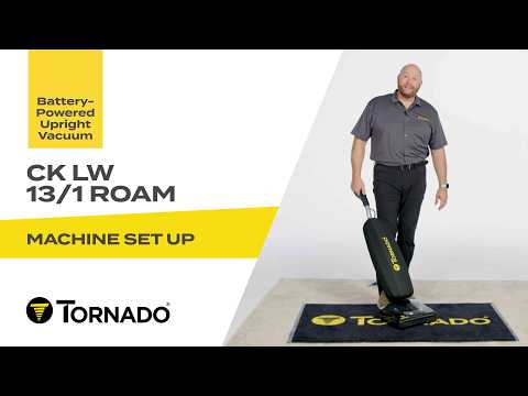Tornado CK LW 13/1 Roam Battery-Powered Vacuum – Set Up