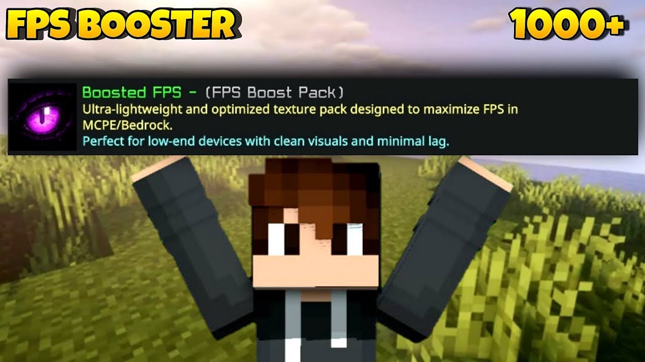 The Best Minecraft fps boost texture pack || Minecraft lag fix 1.21 ...