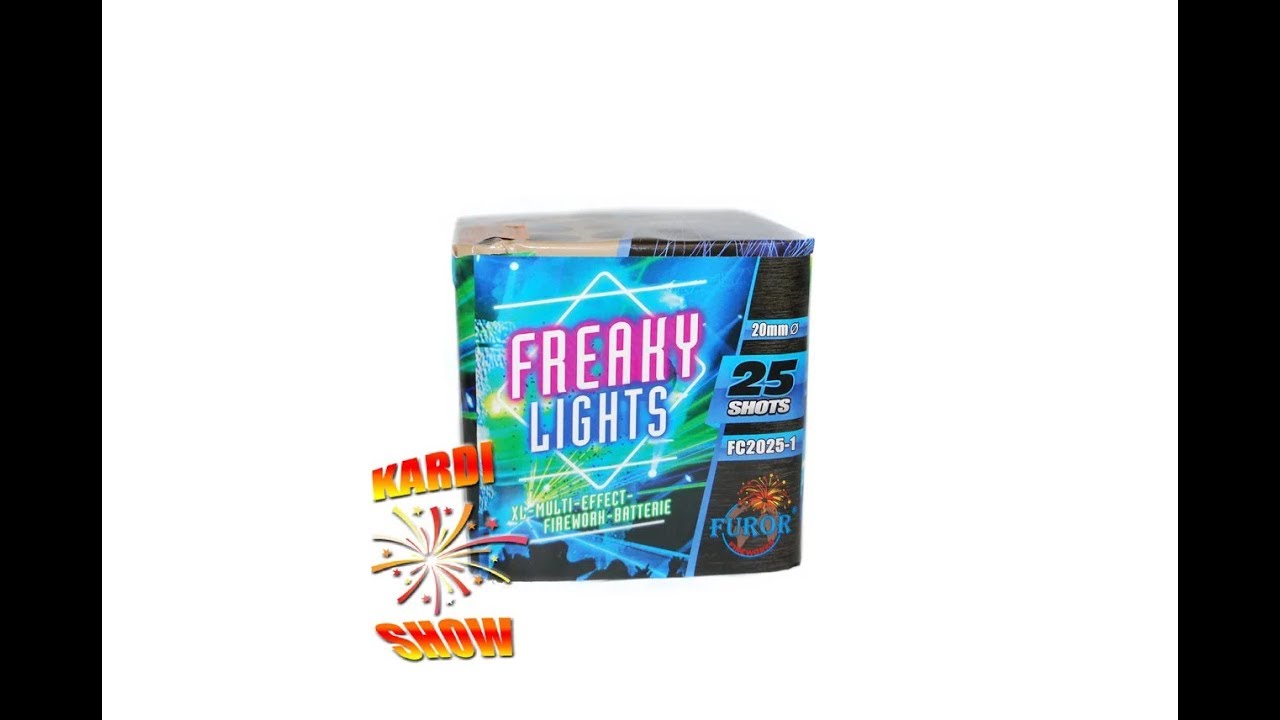 Салютная установка фейерверк Freaky Lights на 25 выстрелов FC2025-1 ...